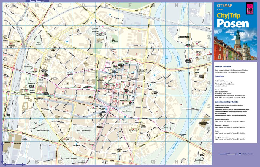 Citymap Posen Map by Reise Know-How Verlag Peter Rump GmbH | Avenza Maps