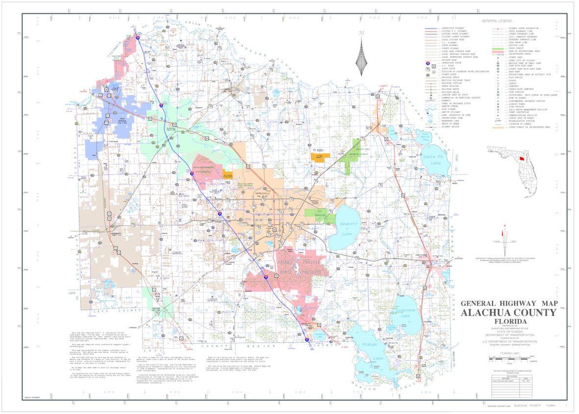 Alachua Map by Avenza Systems Inc. | Avenza Maps