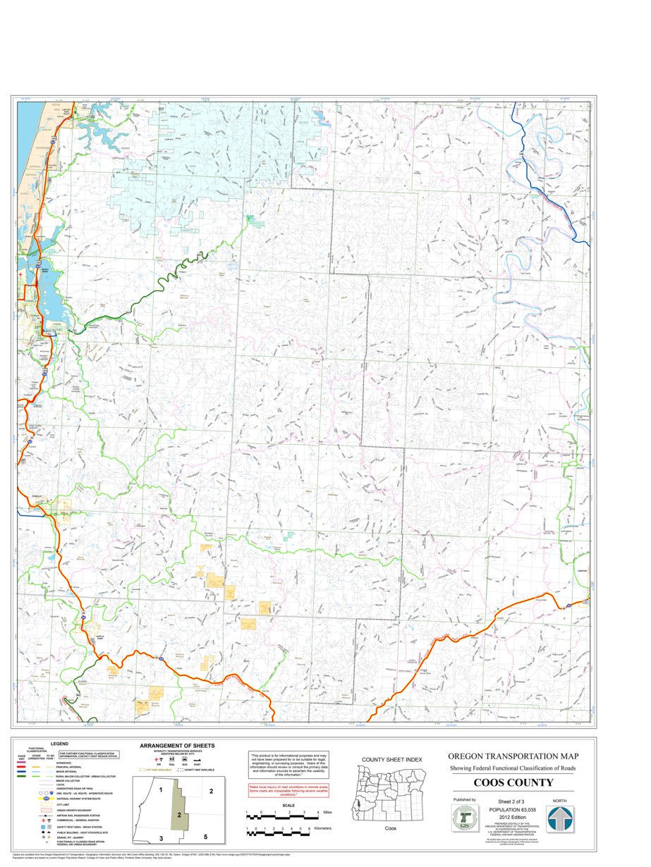 Coos County Sheet 2 Map by Avenza Systems Inc. | Avenza Maps