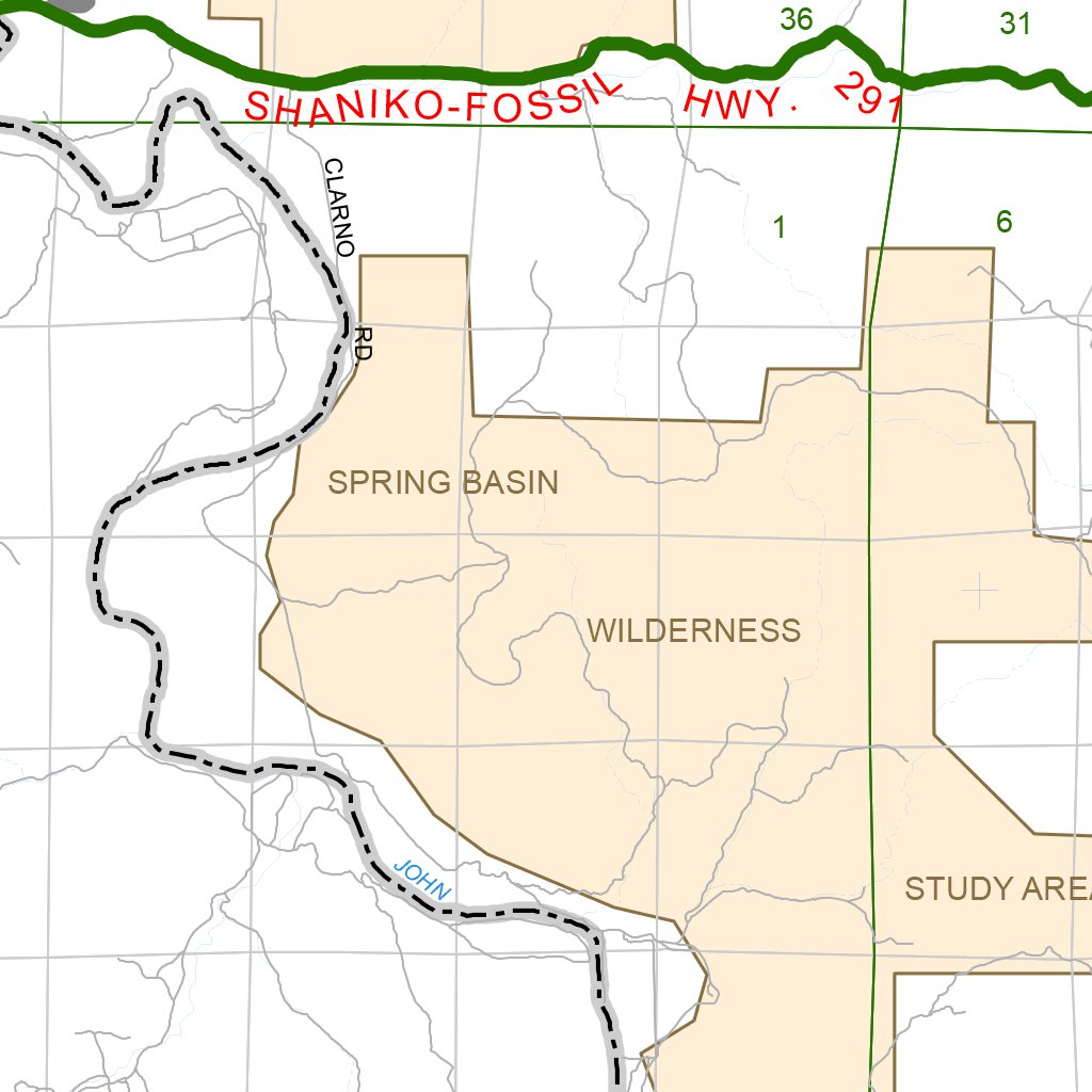 Wheeler County Sheet 1 Map by Avenza Systems Inc. | Avenza Maps