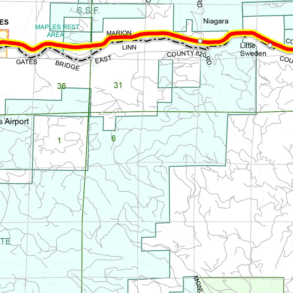 Linn County Sheet 3 Map by Avenza Systems Inc. | Avenza Maps