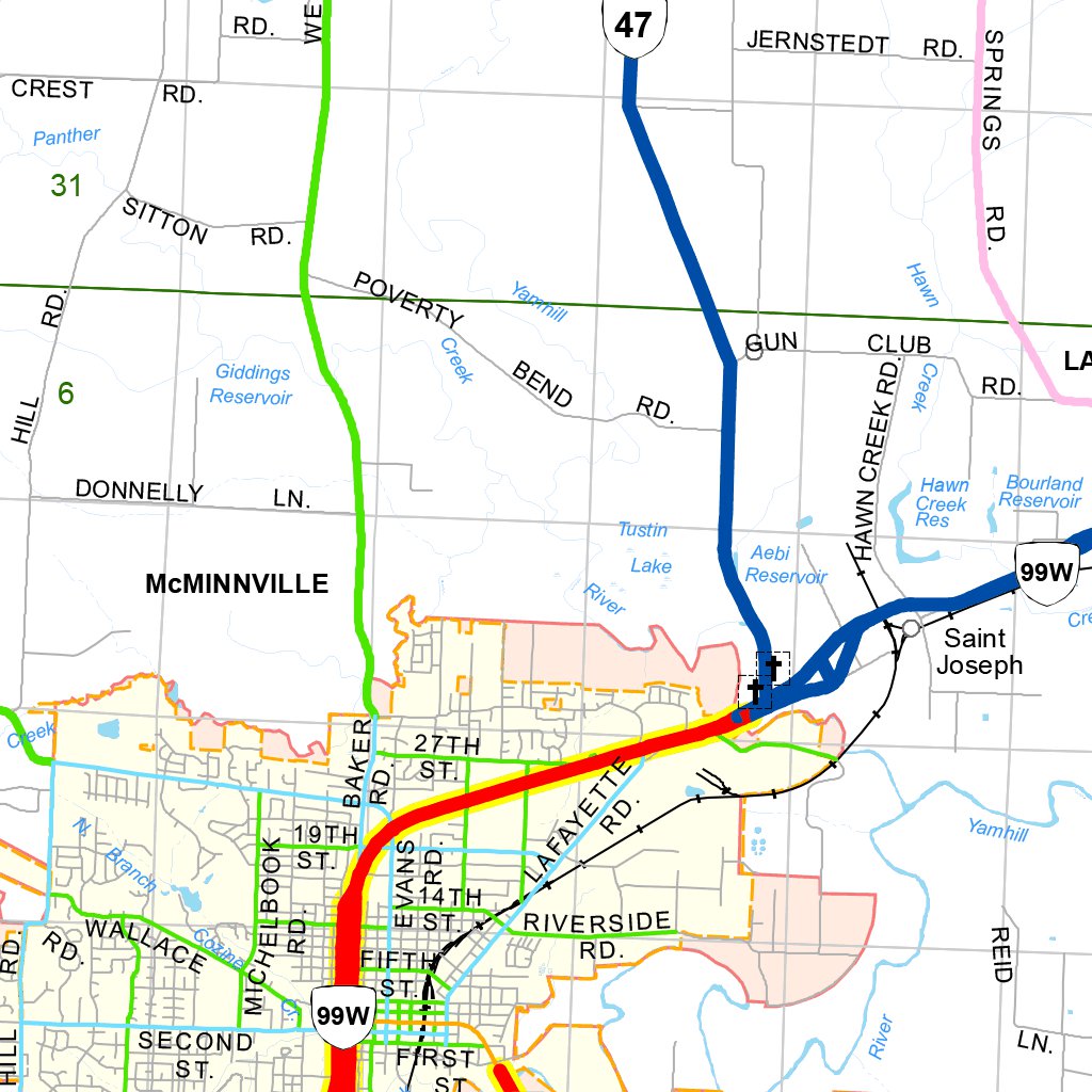 Yamhill County Sheet 2 Map by Avenza Systems Inc. | Avenza Maps