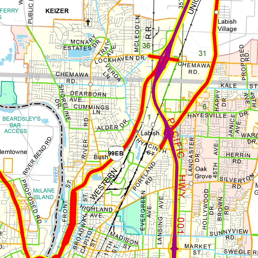 Yamhill County Sheet 2 Map by Avenza Systems Inc. | Avenza Maps