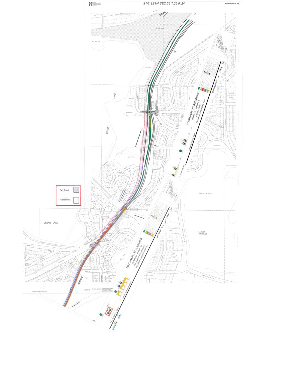 SWLRT Property Ownership Map by City Lake Maps and Charts | Avenza Maps