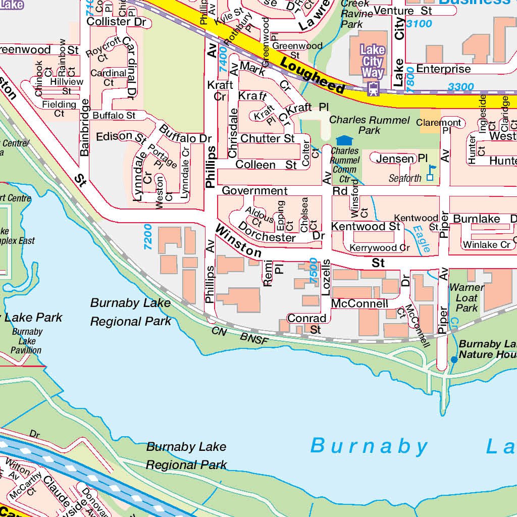 Burnaby and New Westminster, BC Map by Mapmobility Corp. | Avenza Maps