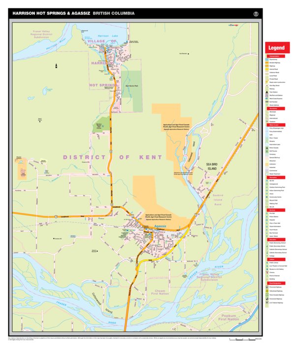 Harrison Hot Springs and Agassiz, BC Map by Mapmobility Corp. | Avenza Maps