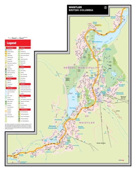 Whistler, BC Map by Mapmobility Corp. | Avenza Maps