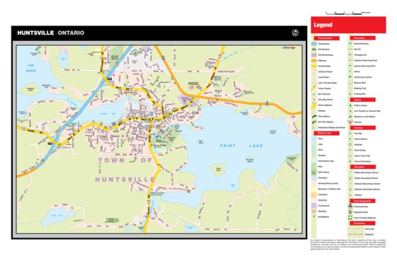 Huntsville, ON Map by Mapmobility Corp. | Avenza Maps