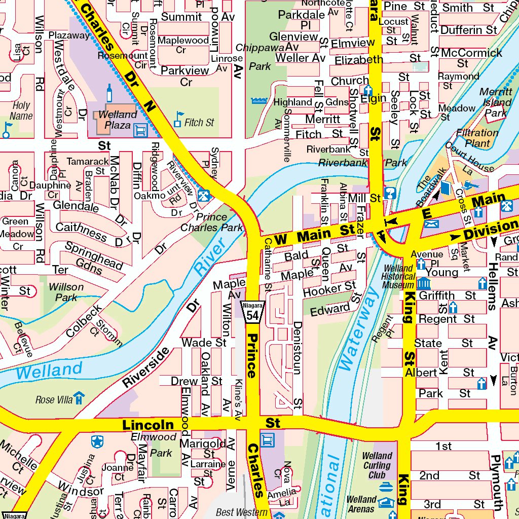 Pelham, Thorold and Welland, ON Map by Mapmobility Corp. | Avenza Maps