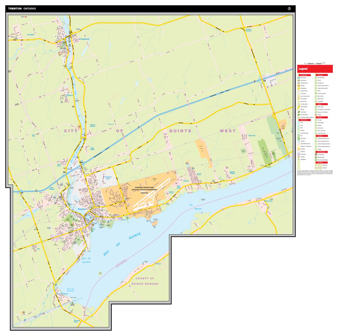 Trenton, ON Map by Mapmobility Corp. | Avenza Maps