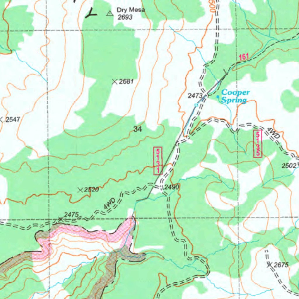 Dark Canyon Wilderness Manti-La Sal National Forest 2006 Map by US ...