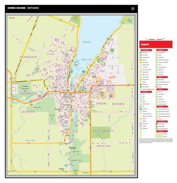 Owen Sound, ON Map by Mapmobility Corp. | Avenza Maps