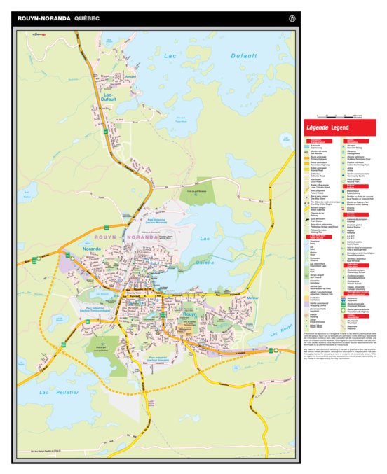 Rouyn-Noranda, QC Map by Mapmobility Corp. | Avenza Maps