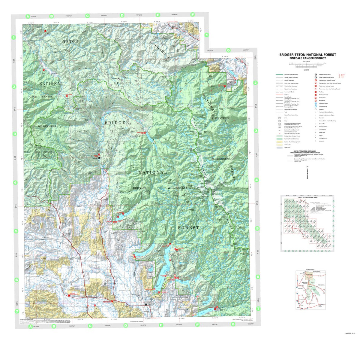Bridger-Teton National Forest Pinedale Ranger District North Forest ...