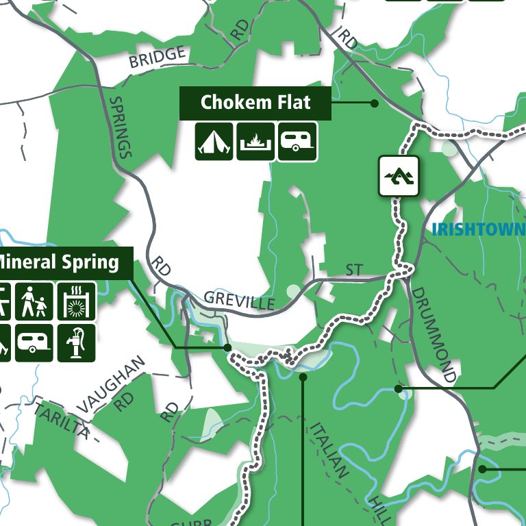 Castlemaine Diggings National Heritage Park Prospecting Guide Map by ...