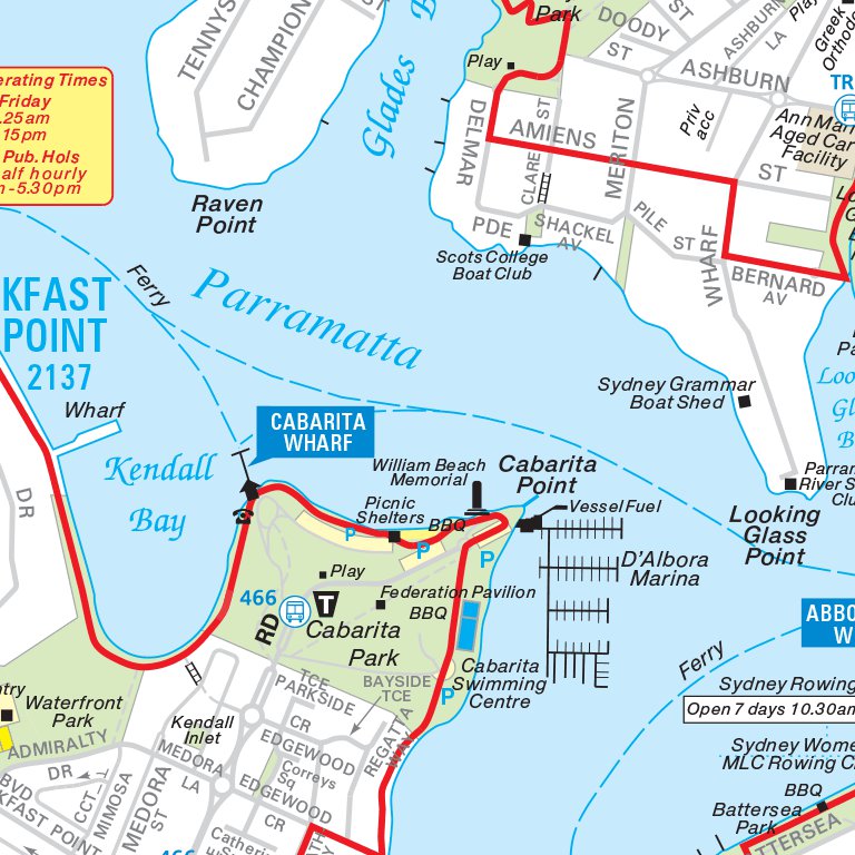 Parramatta River Walk: Gladesville Bridge to Ryde Bridge Map by Avenza ...