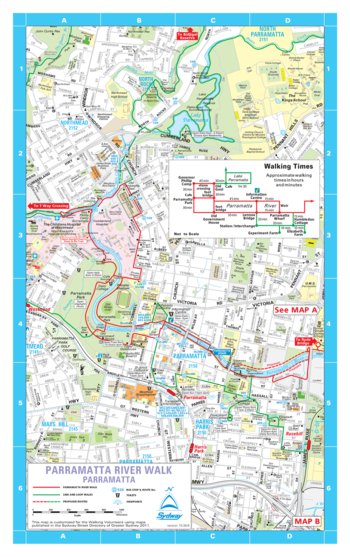 Parramatta River Walk: Ryde Bridge to Parramatta Map by Avenza Systems ...