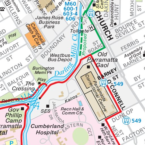 Parramatta River Walk: Ryde Bridge to Parramatta Map by Avenza Systems ...