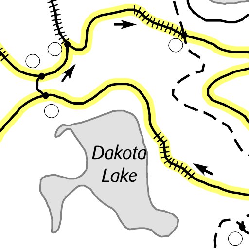 Lebanon Hills Regional Park - North Ski Loop Map by Dakota County ...