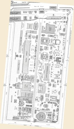 Paris Exposition Universelle 1889 - Invalides Map by RAFAELA 1777 ...