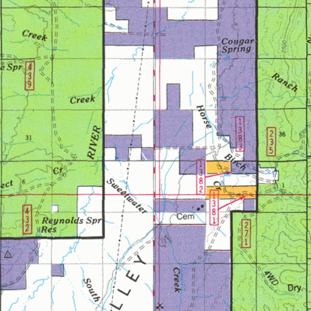 Dixie National Forest Powell Ranger District 2006 Map by US Forest ...