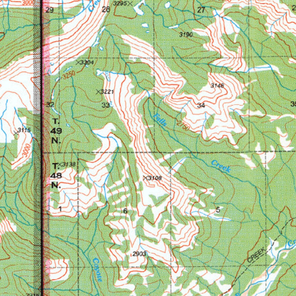 Teton Wilderness East Half Bridger-Teton National Forest 2005 Map by US ...