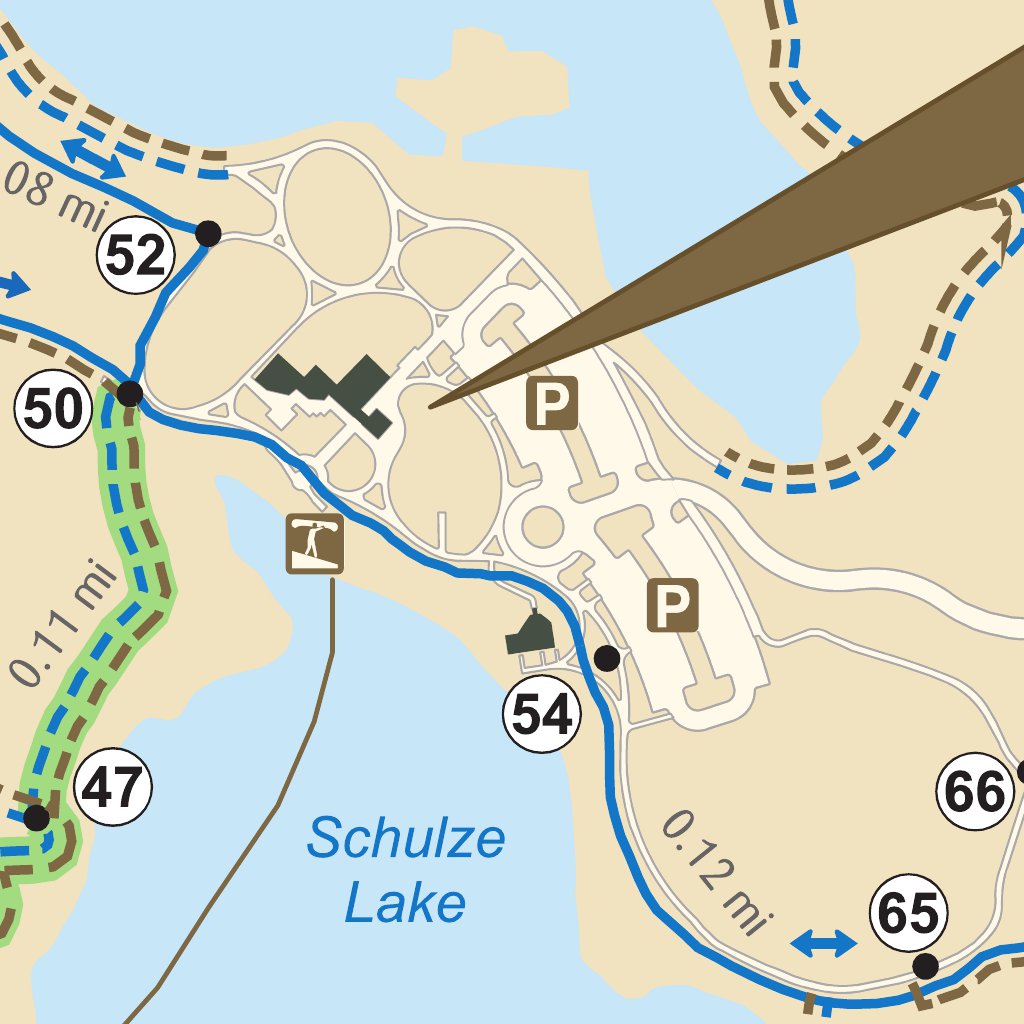 Lebanon Hills Regional Park (East) - All Season Sign Map by Dakota ...