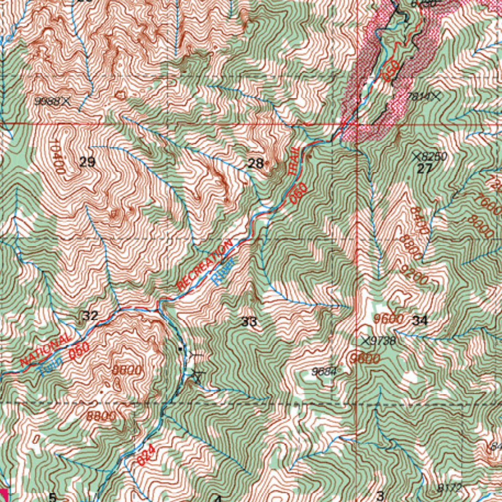 Arc Dome Wilderness Humboldt-Toiyabe NF 2010 Map by US Forest Service ...