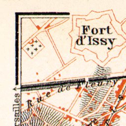 Clamart-Sceaux-Villejuif Map, 1931 by Waldin | Avenza Maps