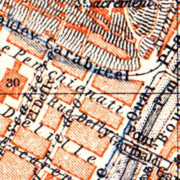 Nice city Map, 1900 by Waldin | Avenza Maps