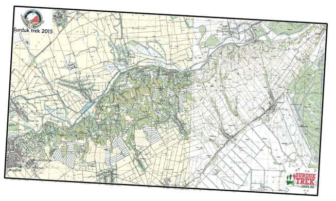 Surduk trek 2015 Map by Geoforma FZE | Avenza Maps