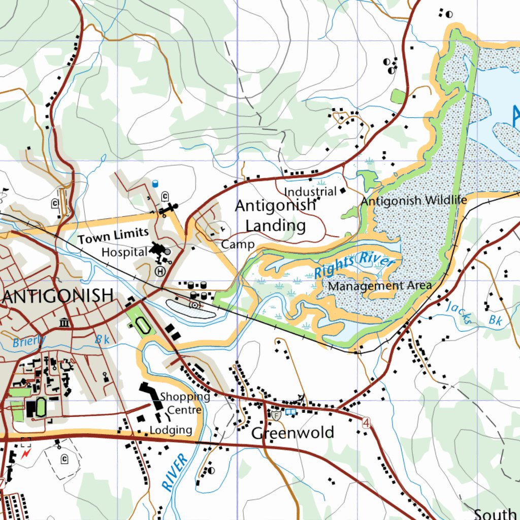 Antigonish, NS (011F12 CanTopo) Map by Natural Resources Canada ...