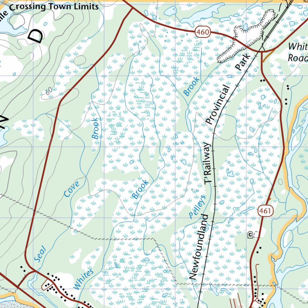 Harrys River, NL (012B09 CanTopo) Map by Natural Resources Canada ...
