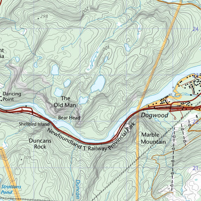 Corner Brook, NL (012A13 CanTopo) Map by Natural Resources Canada ...