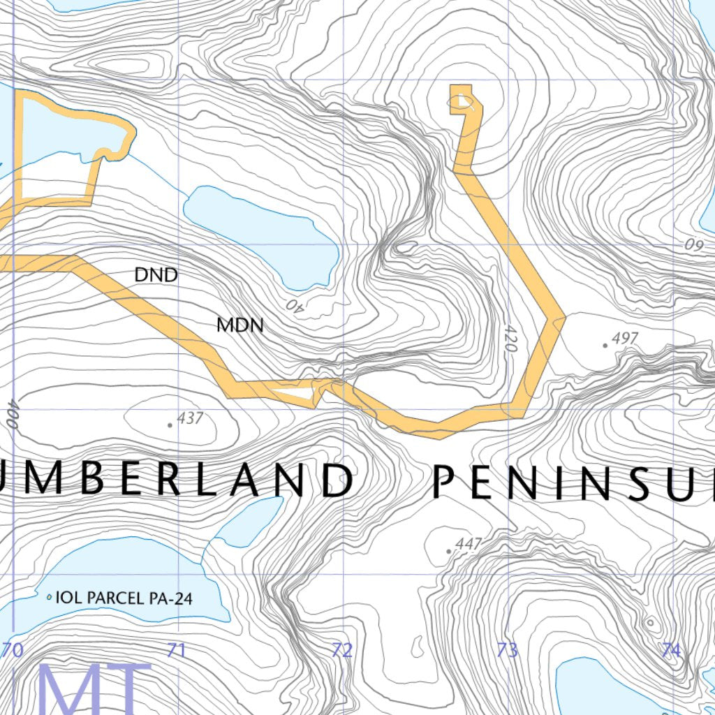 Cape Mercy, NU (016D13 CanTopo) Map by Natural Resources Canada ...