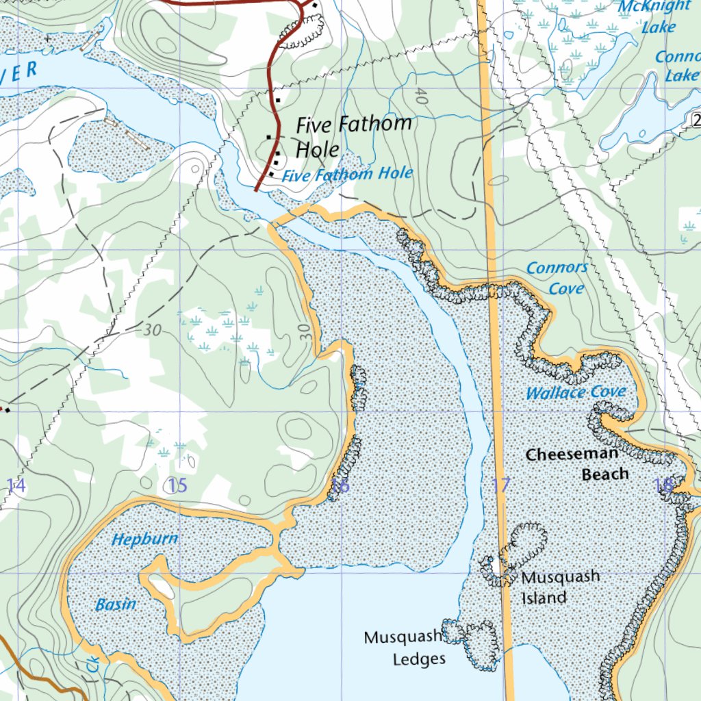 Musquash, NB (021G01 CanTopo) Map by Natural Resources Canada | Avenza Maps