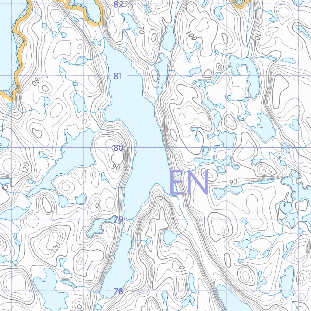 Irvine Inlet (026G12 CanTopo) Map by Natural Resources Canada | Avenza Maps
