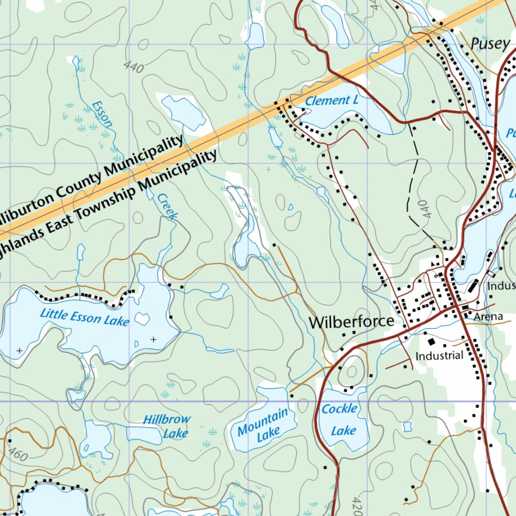 Wilberforce, ON (031E01 CanTopo) Map by Natural Resources Canada ...
