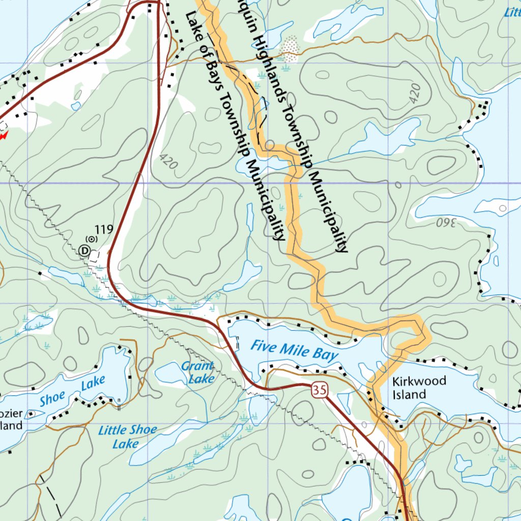 Haliburton, ON (031E02 CanTopo) Map by Natural Resources Canada ...