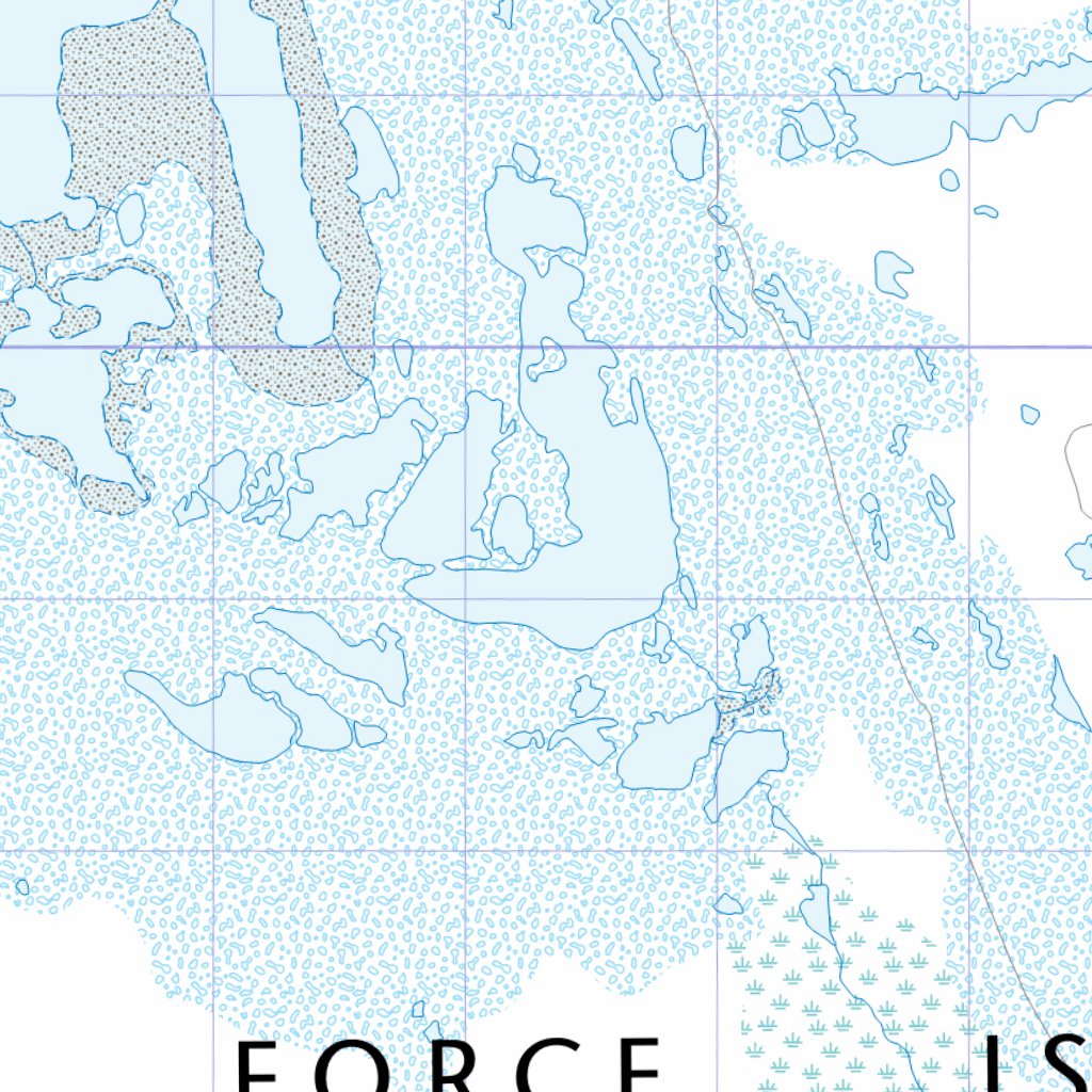 Fee Peninsula (037A03 CanTopo) Map by Natural Resources Canada | Avenza ...