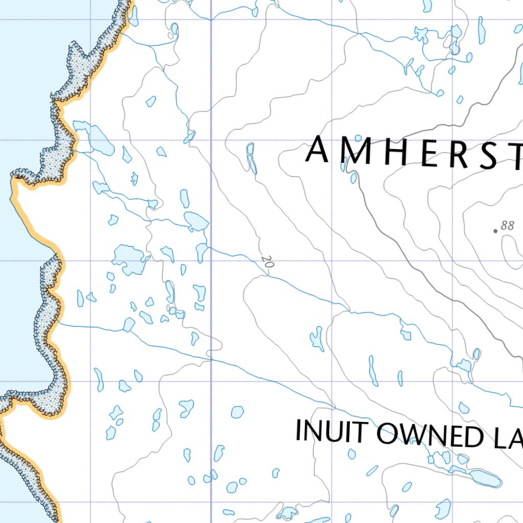 Liddon Island (047D13 CanTopo) Map by Natural Resources Canada | Avenza ...