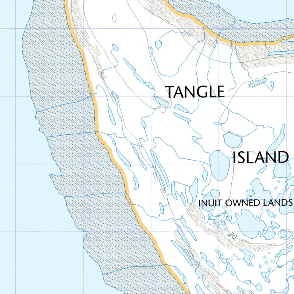 Tangle Island (047D08 CanTopo) Map by Natural Resources Canada | Avenza ...