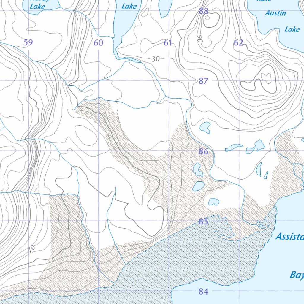 Resolute, NU (058F11 CanTopo) Map by Natural Resources Canada | Avenza Maps