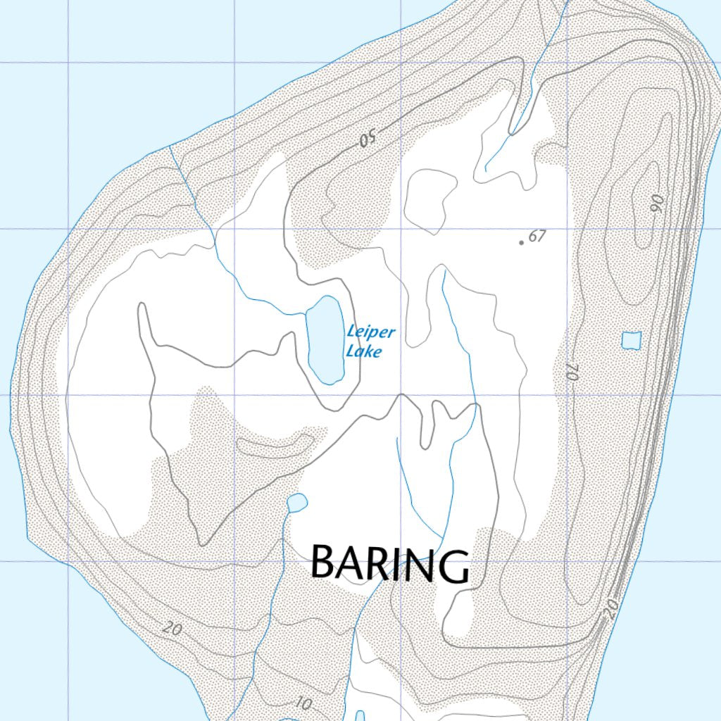 Baring Island, NU (058G13 CanTopo) Map by Natural Resources Canada ...