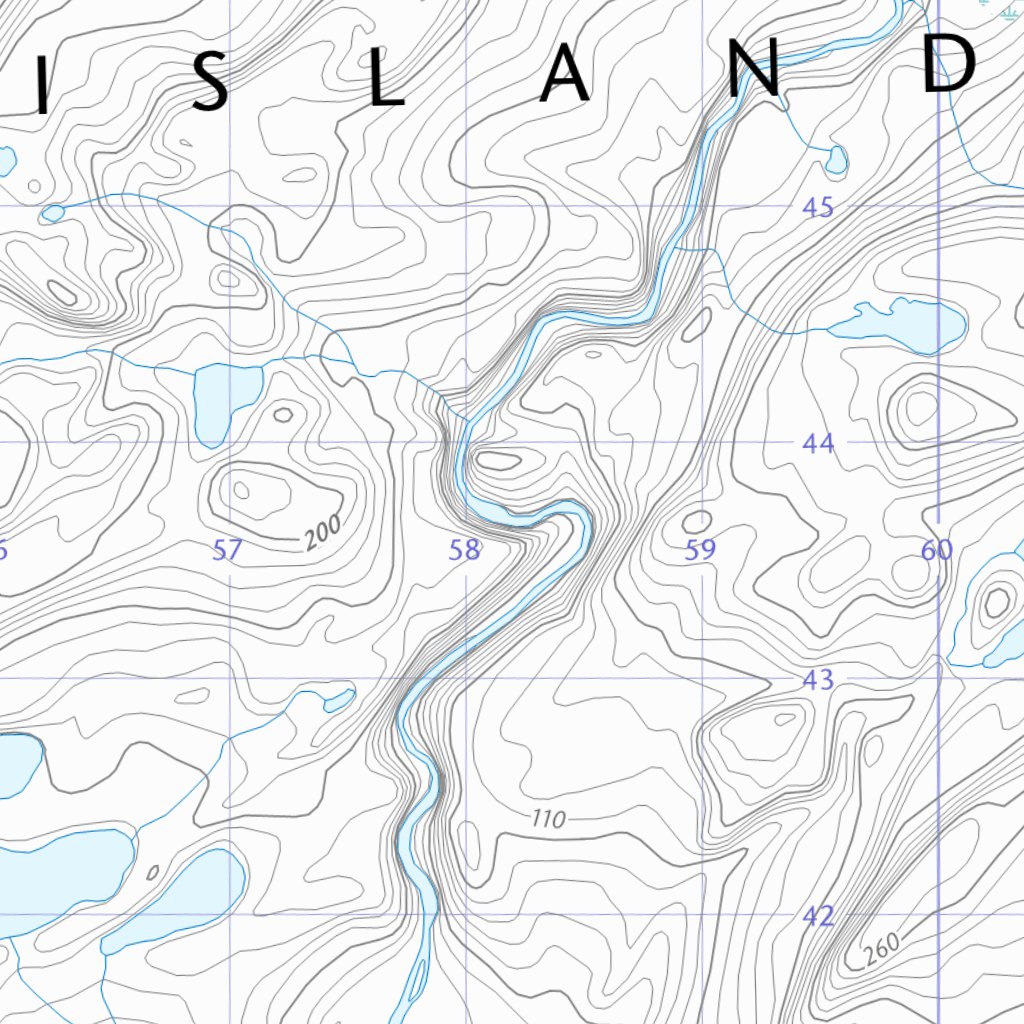Kangiryuaqtihuk / Minto Inlet, NT (087H12 CanTopo) Map by Natural ...