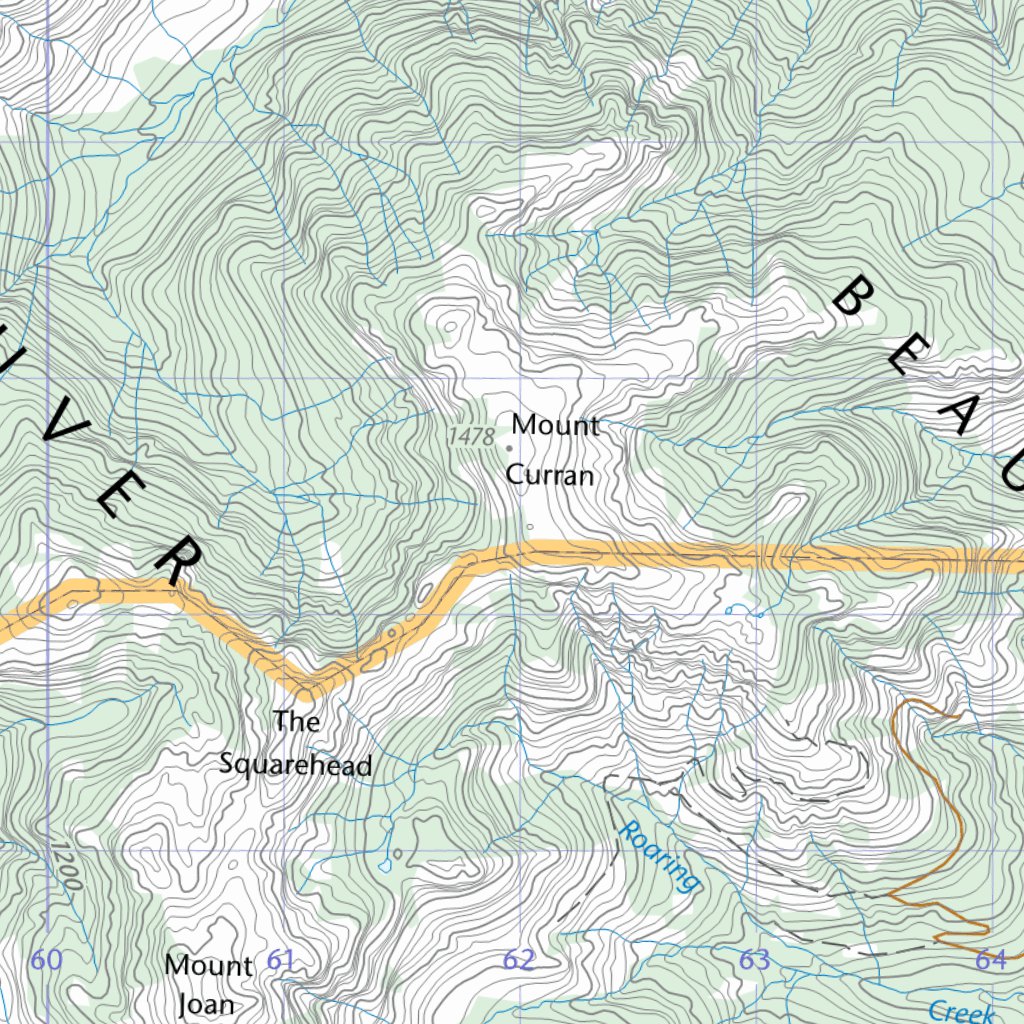 Horne Lake (092F07 CanTopo) Map by Natural Resources Canada | Avenza Maps