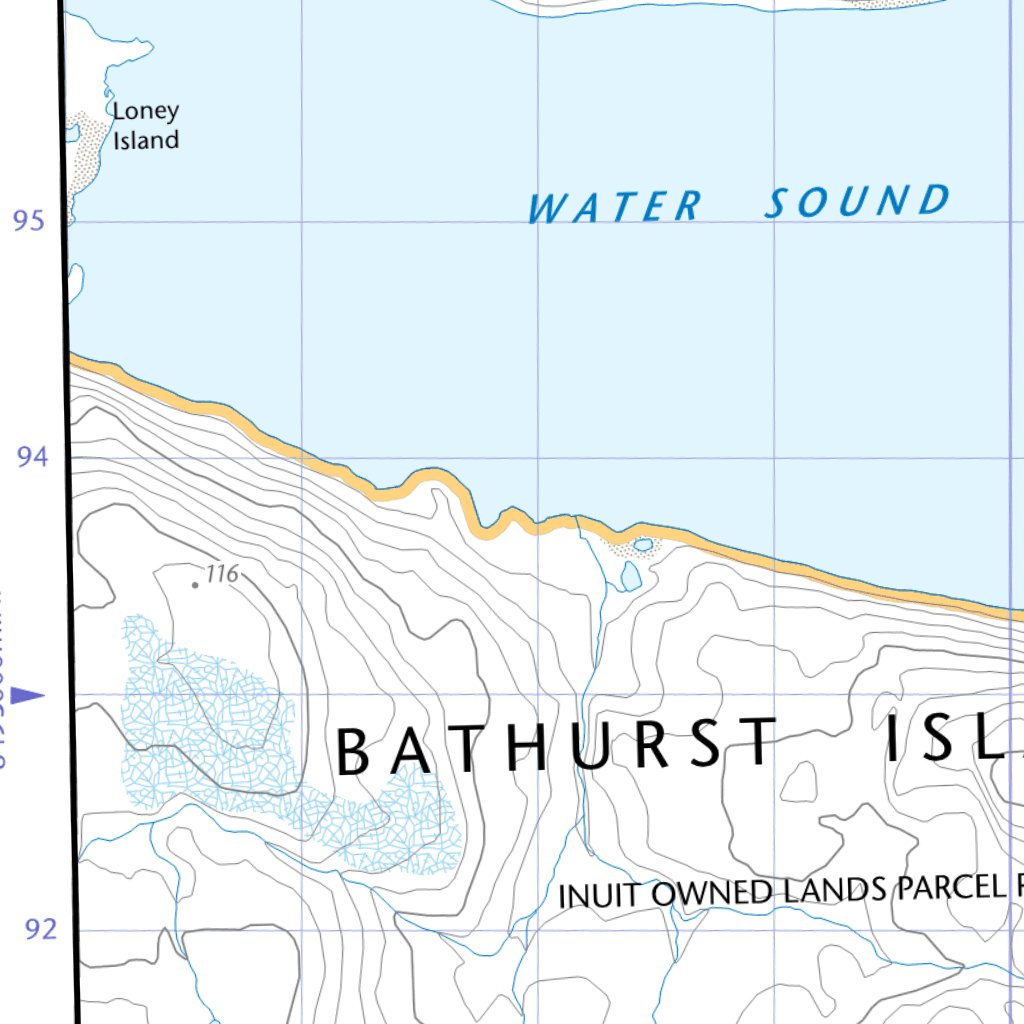 John Barrow Island (069A10 CanTopo) Map by Natural Resources Canada ...