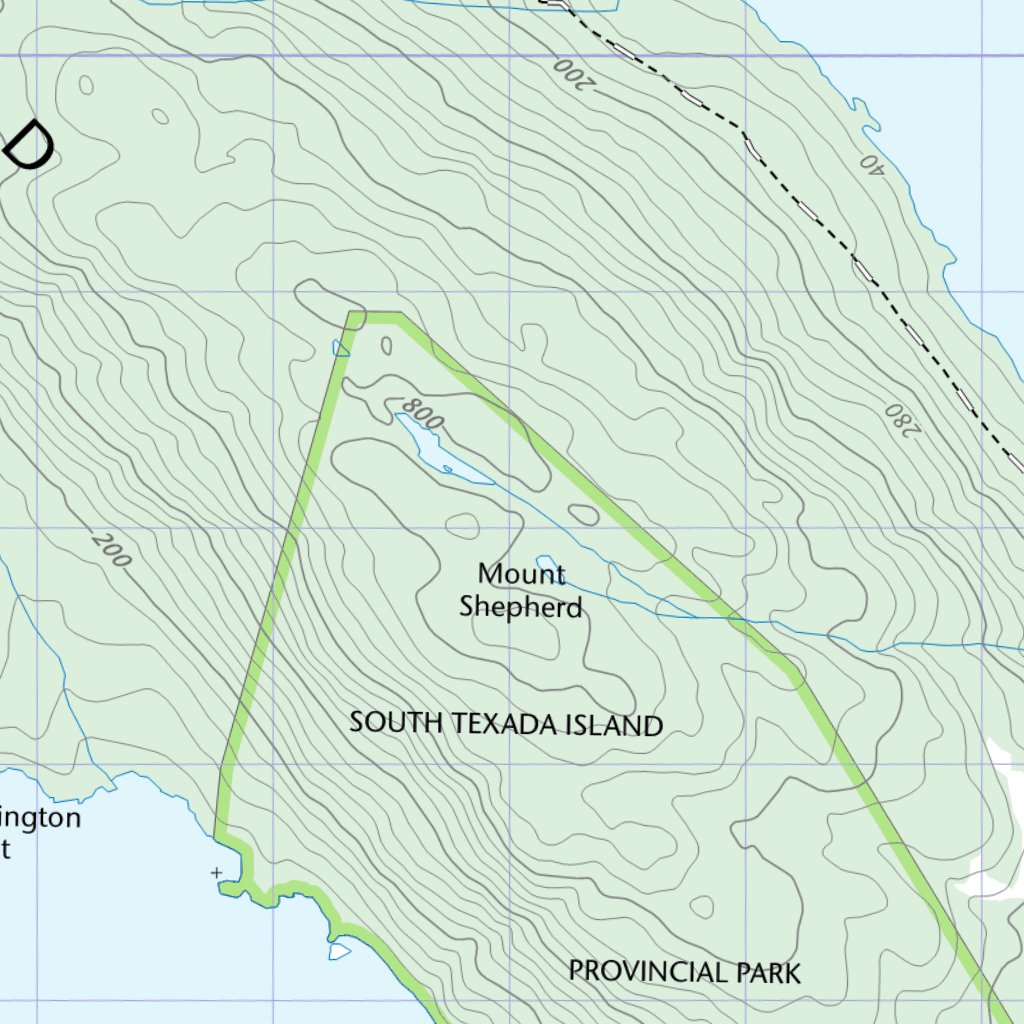 Texada Island (092F09 CanTopo) Map by Natural Resources Canada | Avenza ...