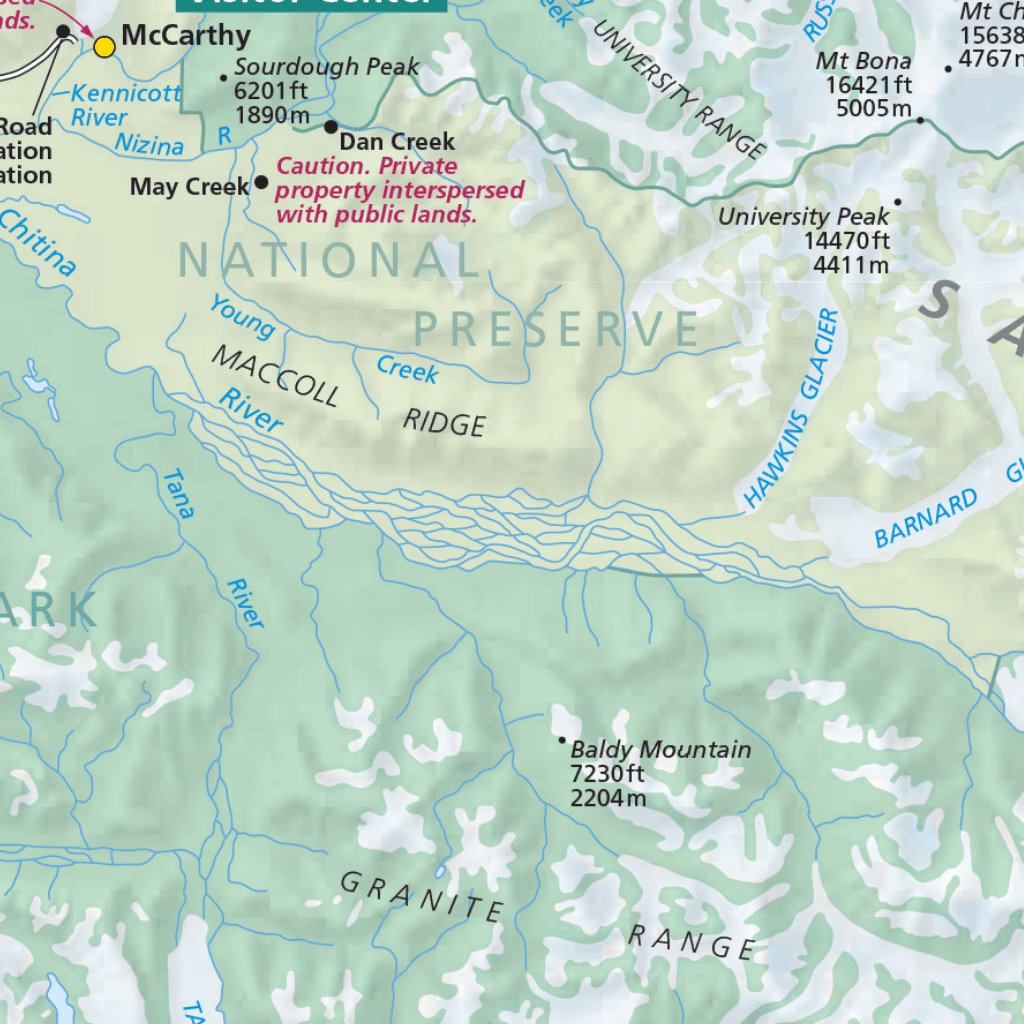 Wrangell-St. Elias National Park & Preserve Map by Avenza Systems Inc ...