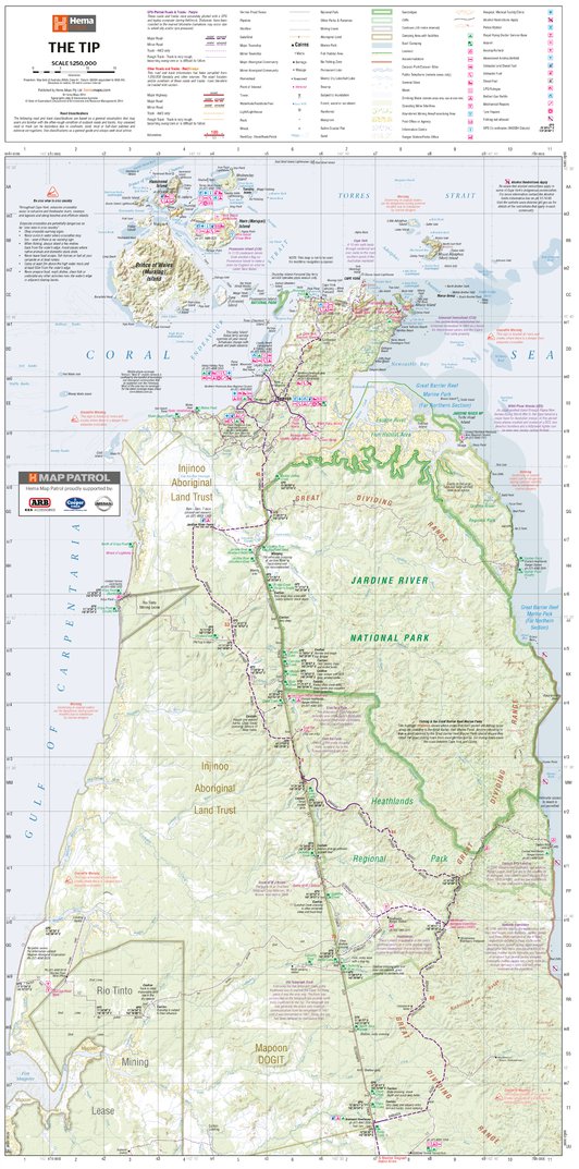 Hema - Cape York Tip Map by Hema Maps | Avenza Maps